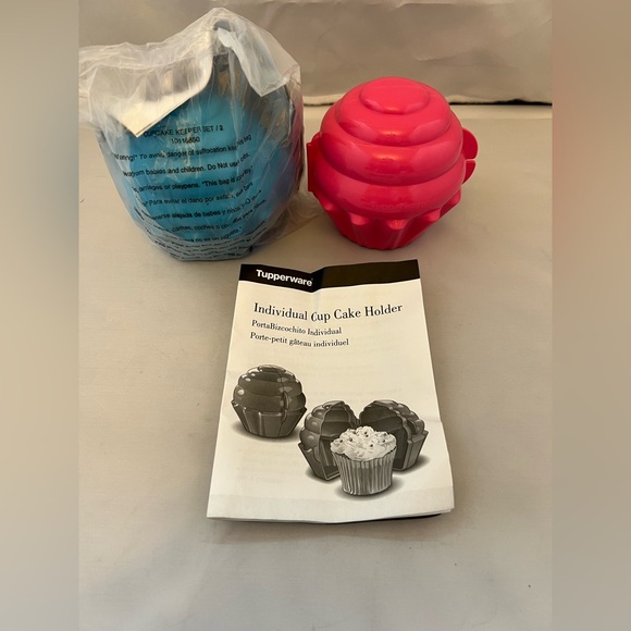 Tupperware | Kitchen | Tupperware Individual Cupcake Holder Set | Poshmark